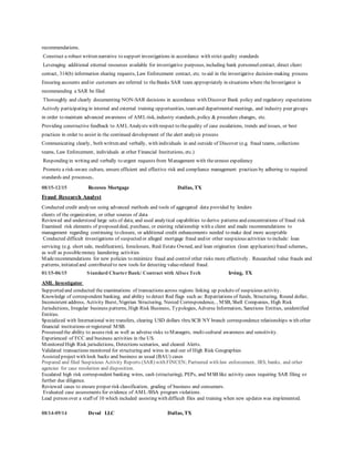 Sheila updated Resume with Discover and BOA5 | DOCX