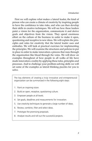 Leaders Guide To Lateral Thinking Skills 2nd Paul Sloane | PDF