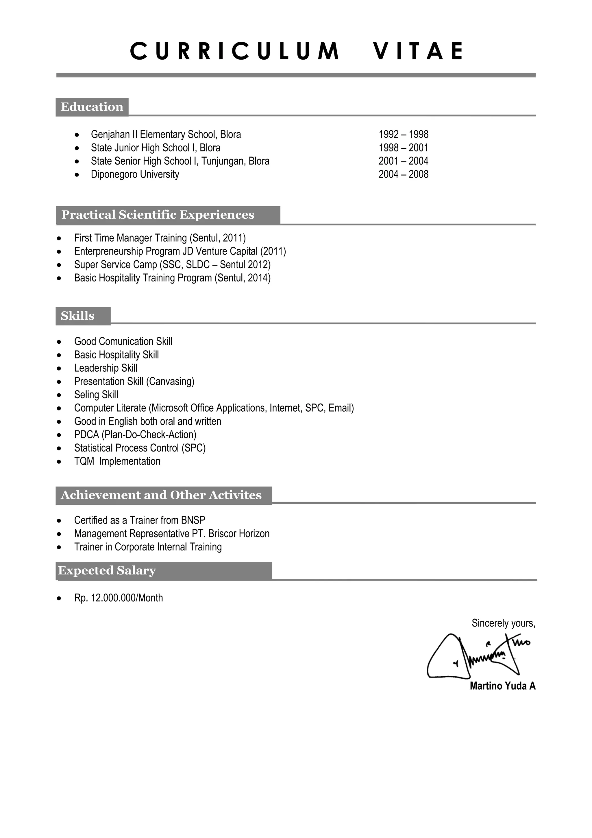 CURRICULUM VITAE 2015 (Oct 2015) | PDF