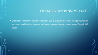 TIK Materi excel untuk anak kelas VII SD | PPTX