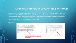TIK Materi excel untuk anak kelas VII SD | PPTX