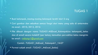 TIK Materi excel untuk anak kelas VII SD | PPTX