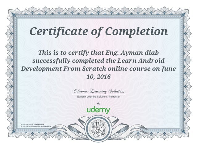 Learn Android Development From Scratch | PDF