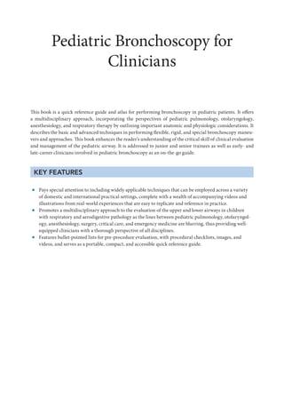 Pediatric Bronchoscopy for Clinicians Kara D. Meister | PDF