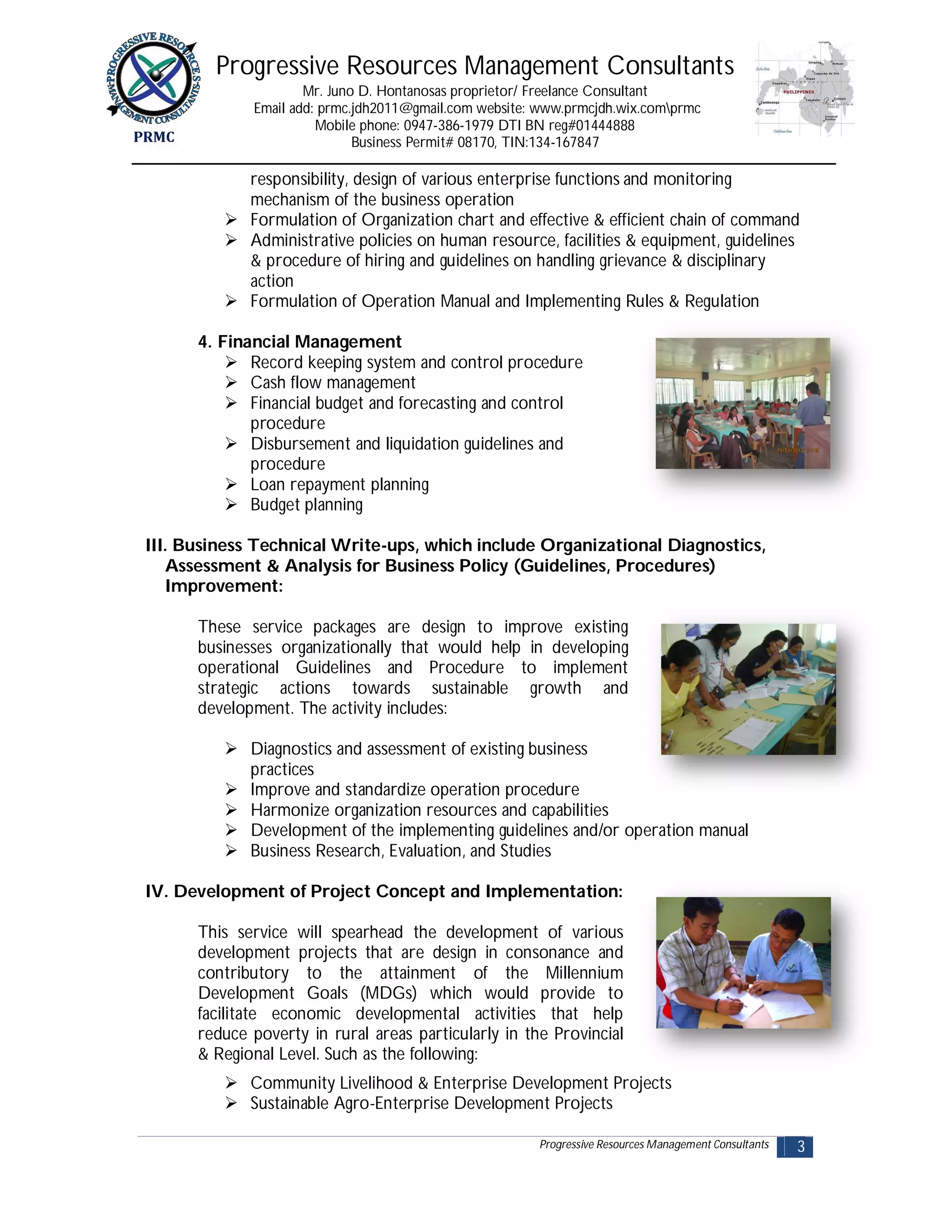 PRMC-BDS list of Modules -Services 2016 | PDF