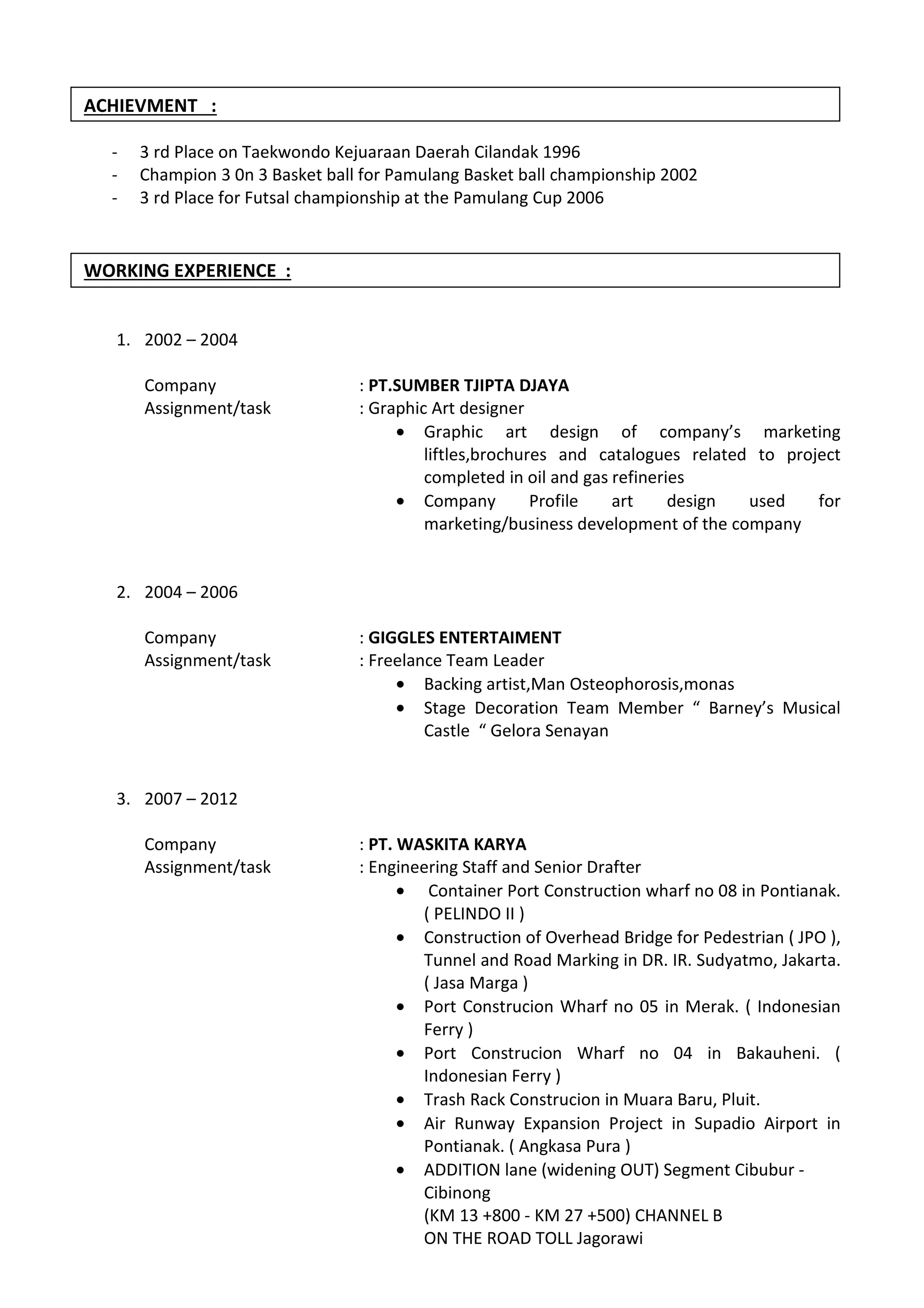 CURRICULUM VITAE GEMAYEL_Master | PDF | Civil Engineering Industry | Industries