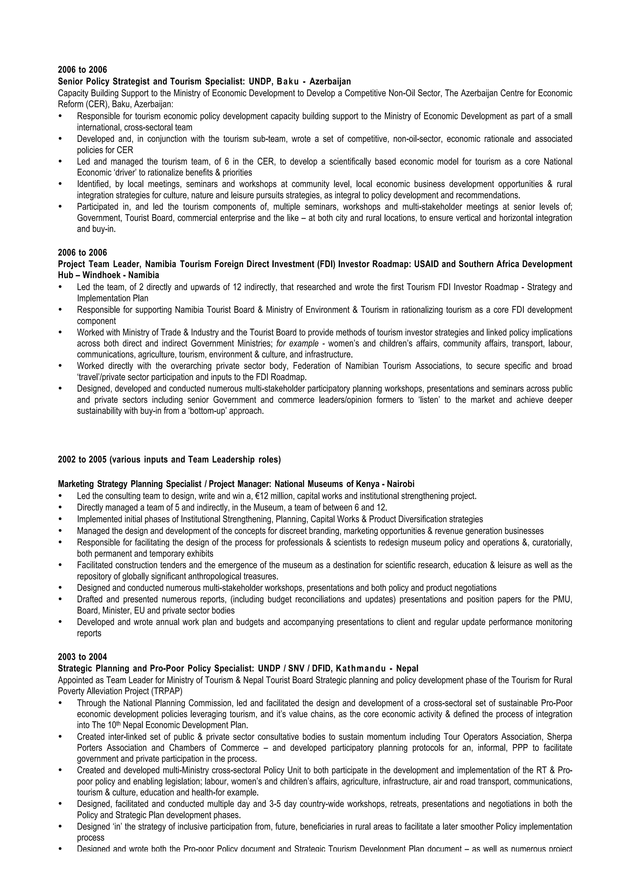 Peter_Nizette_CV_RT_Community_2015 | PDF