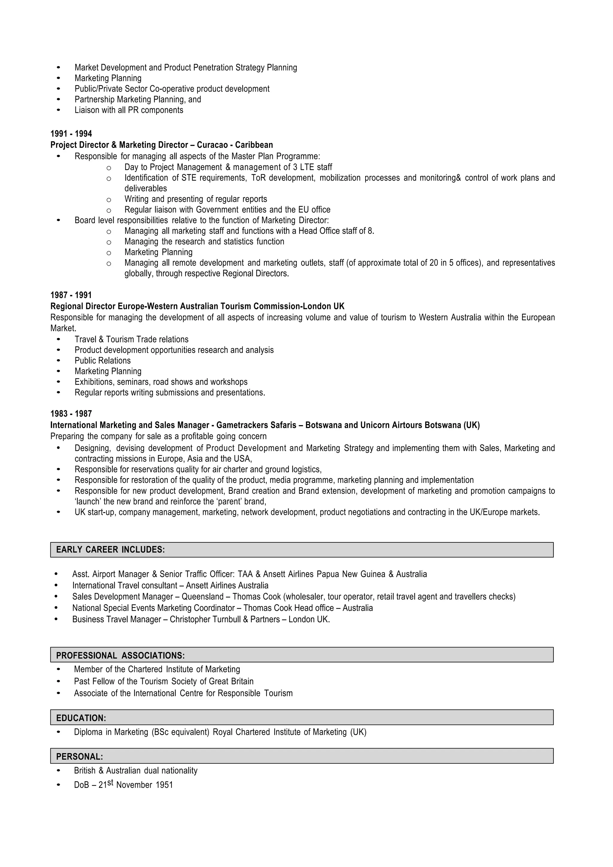 Peter_Nizette_CV_RT_Community_2015 | PDF