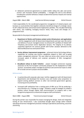 Kevin Ingram CV | DOCX