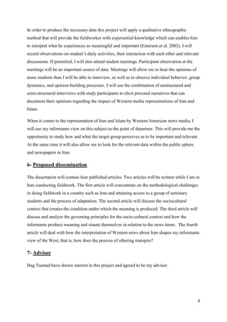 Phd Research proposal fulbright | PDF