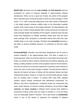 Quality Attribute: Testability | PDF