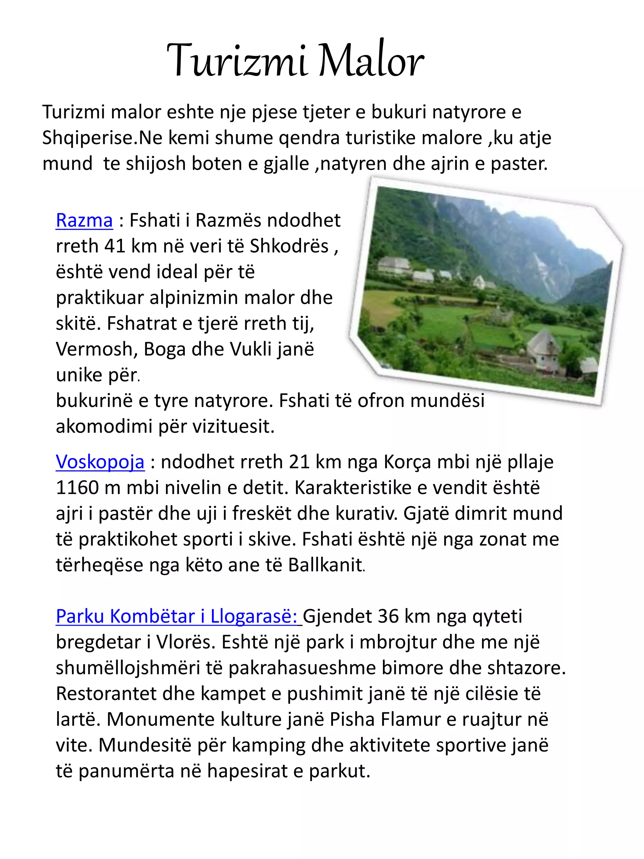 turizmi ne shqiperi | PPTX