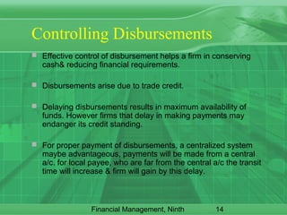 56621791 cash-manageemnt | PPT