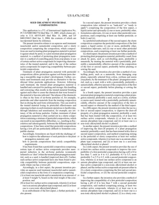 Seed treatment patent | PDF