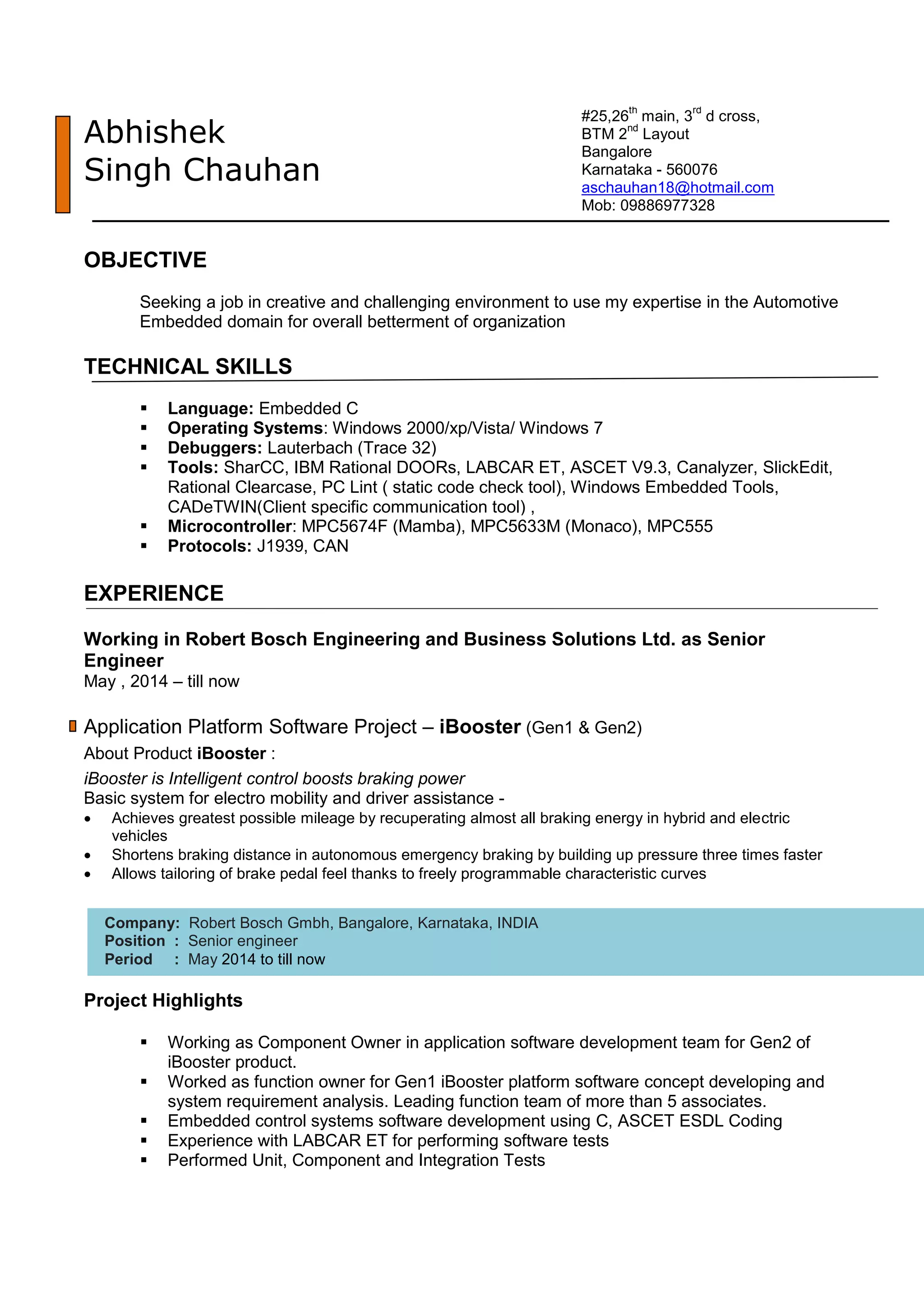Abhishek Singh-Resume | PDF