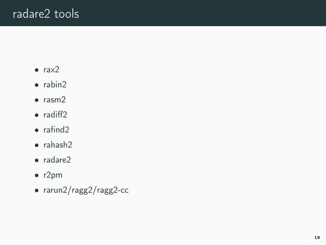 ESIL - Universal IL (Intermediate Language) for Radare2 | PDF