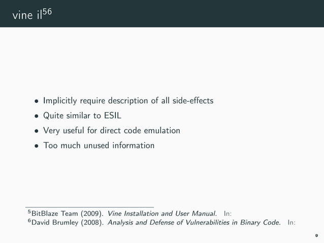 ESIL - Universal IL (Intermediate Language) for Radare2 | PDF