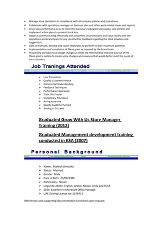 Mahesh Shrestha CV | PDF