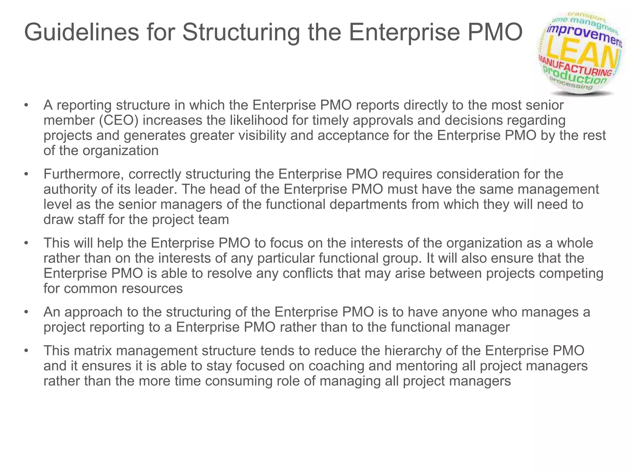 Enterprise PMO | PPTX