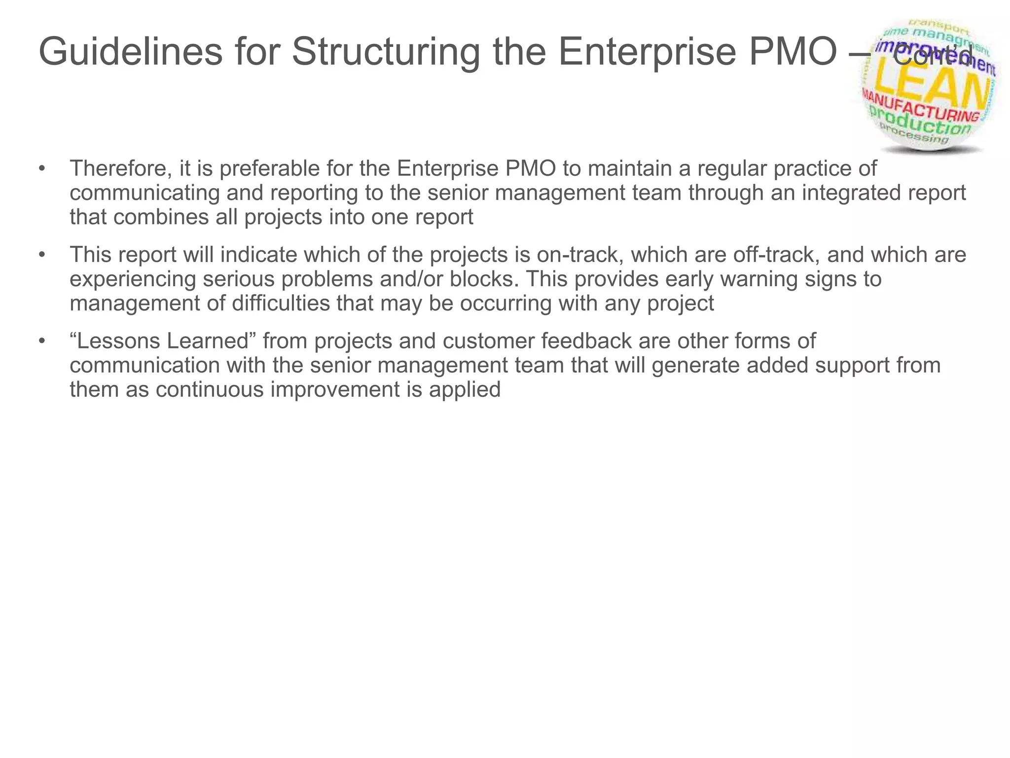 Enterprise PMO | PPTX