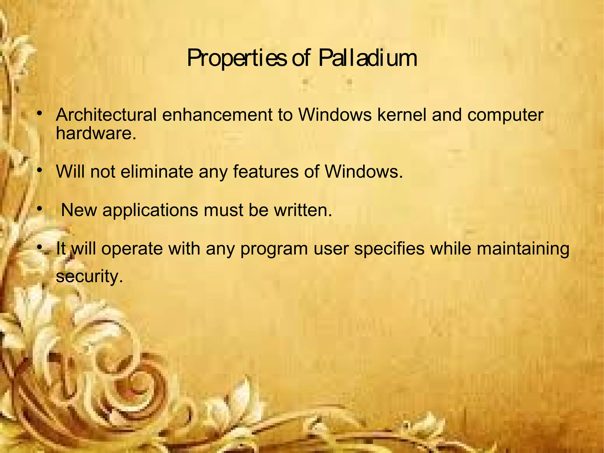 palladium | PPT