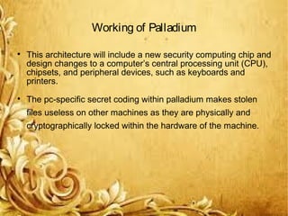 palladium | PPT