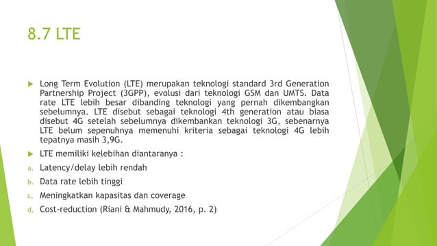 Jaringan Seluler, 2G,3G,4G | PPTX