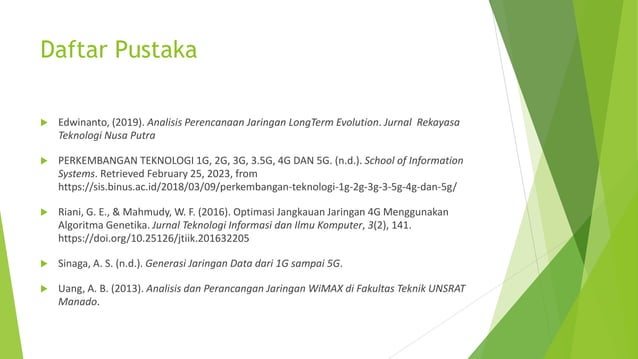 Jaringan Seluler, 2G,3G,4G | PPTX