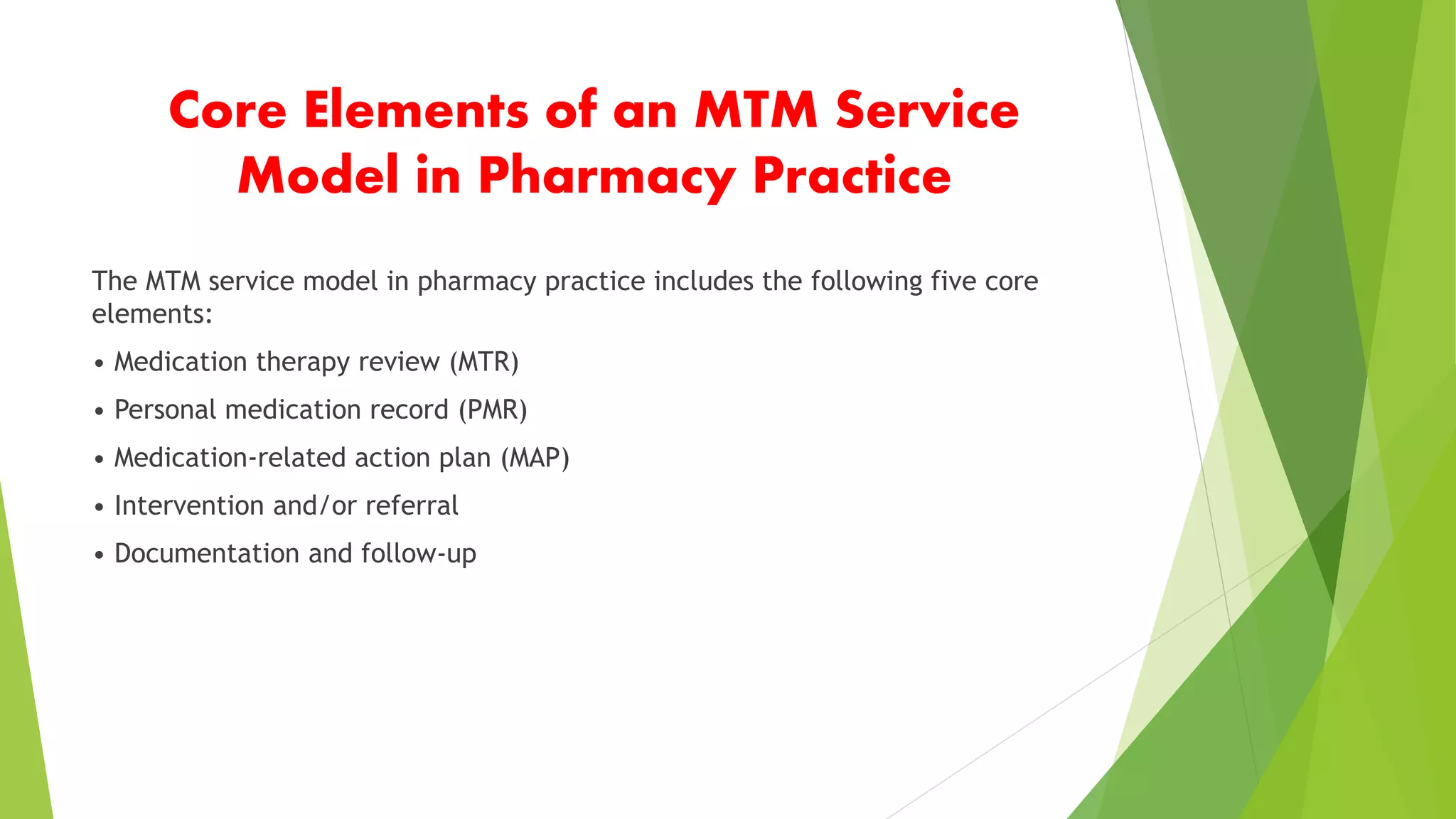 Medication Therapy Management | PPTX