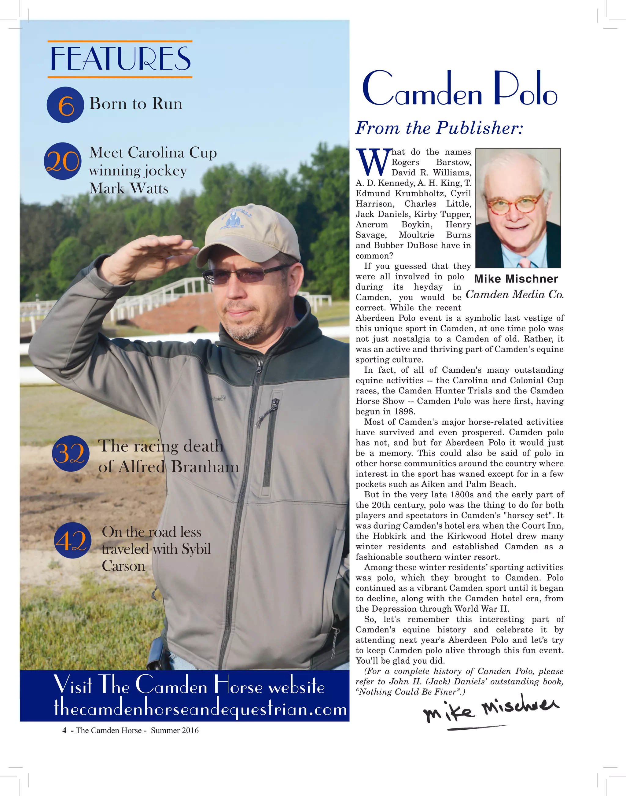 Camden Horse and Equestrian Contents Page | PDF