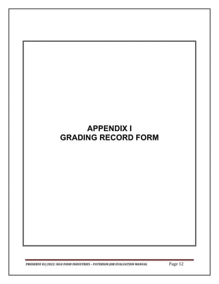 Paterson Framework of Job Evaluation at Workplace | PDF