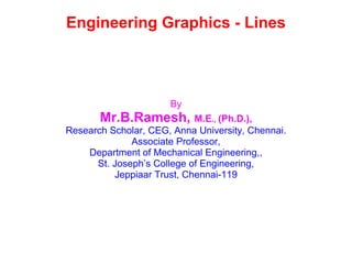 Engineering Graphics-Lines | PPT