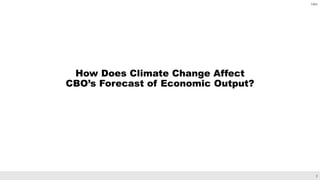 An Overview of CBO’s Work on Climate Change | PPT