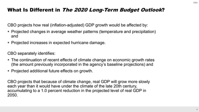 An Overview of CBO’s Work on Climate Change | PPT