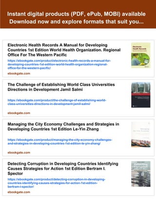 Leadership for World Class Universities Challenges for Developing ...