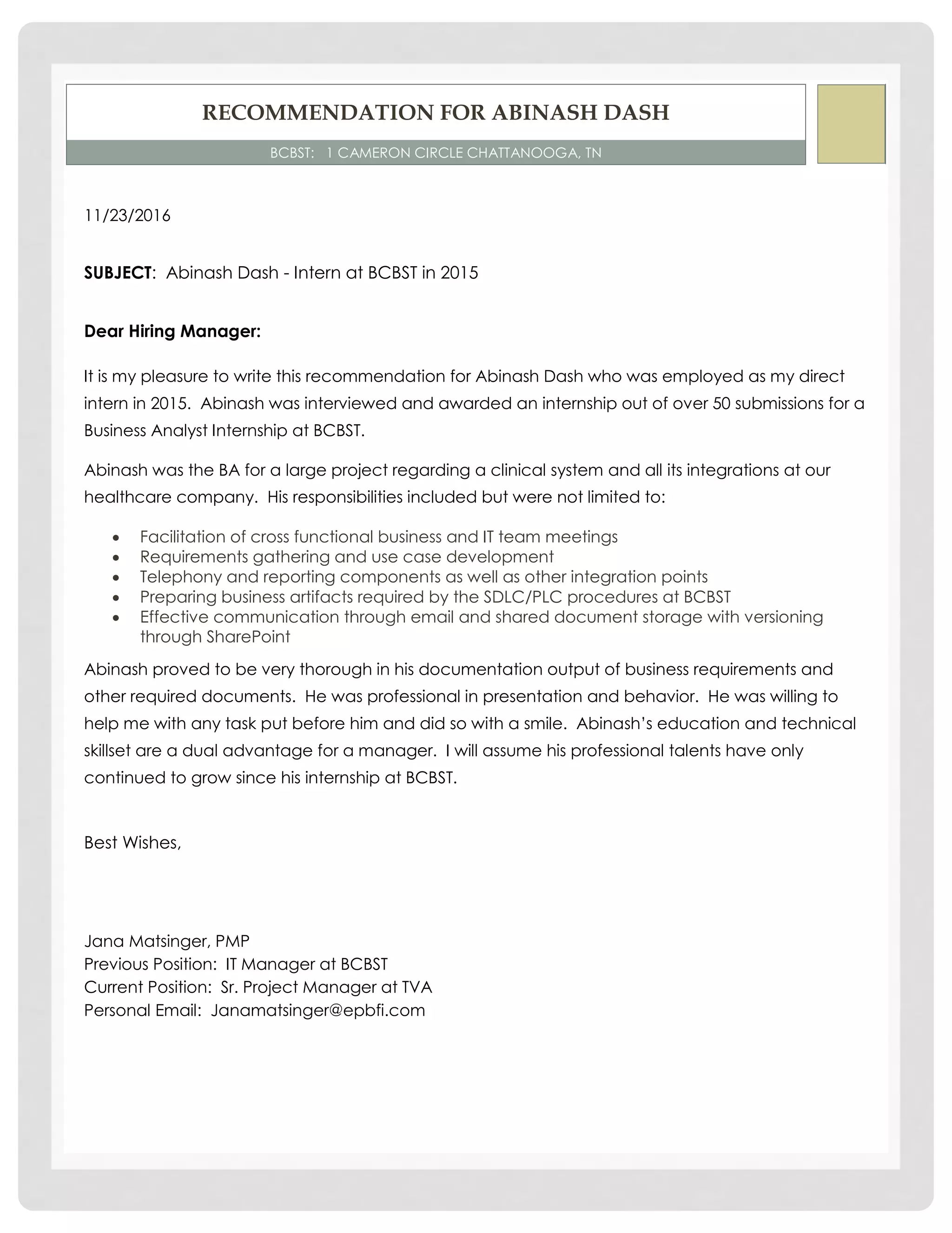 Recommendation_Abinash_Dash | PDF