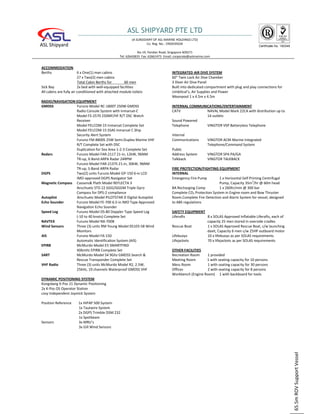 Specification Sheet_H923 - 65.5m ROV OSV [Kendal] | PDF