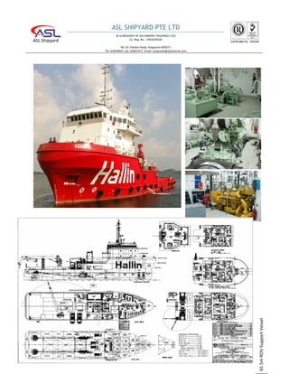 Specification Sheet_H923 - 65.5m ROV OSV [Kendal] | PDF