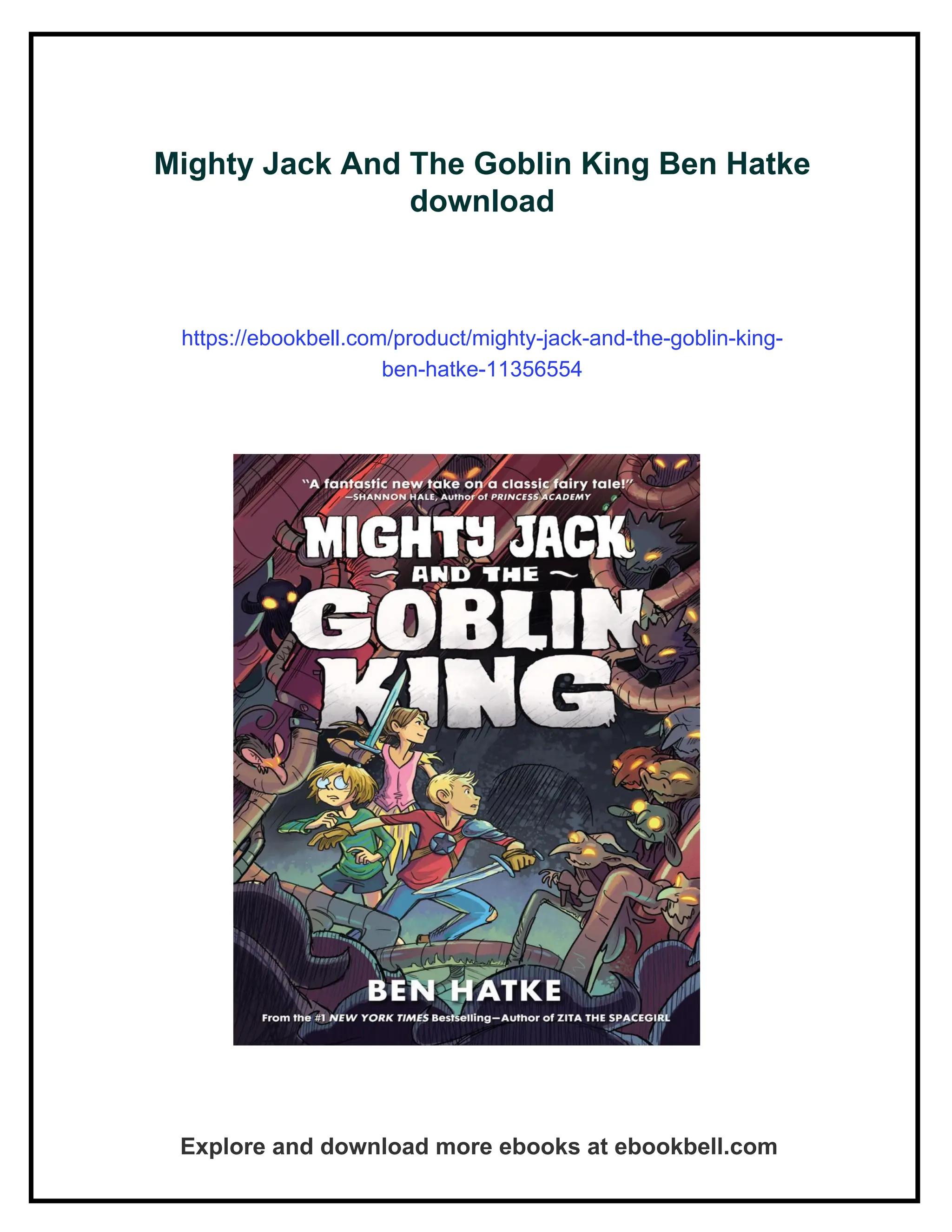 Mighty Jack And The Goblin King Ben Hatke | PDF