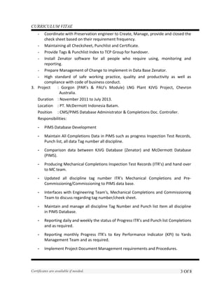 Rangga Kadarusman - CV | DOC