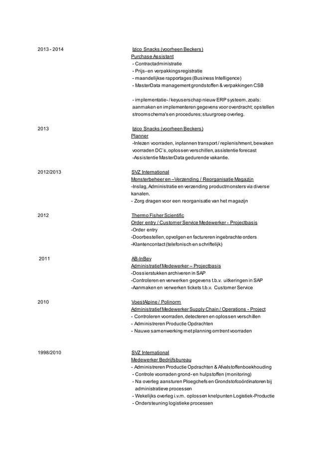 CURRICULUM VITAE Pascal Zijlstra IX | PDF