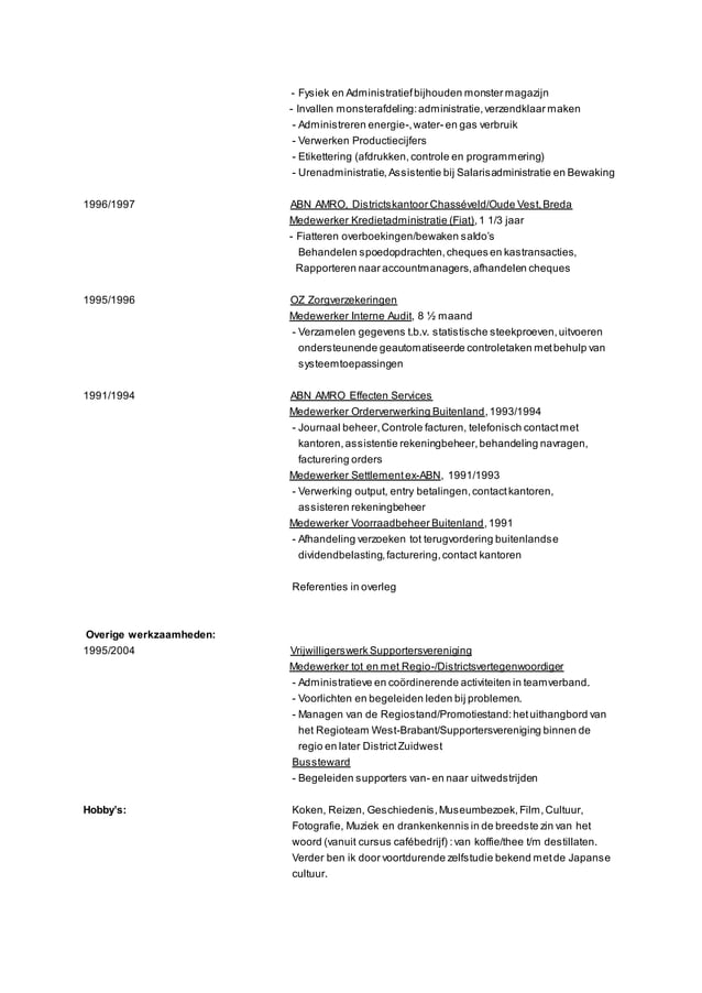 CURRICULUM VITAE Pascal Zijlstra IX | PDF