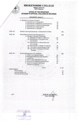 college TOR,RLE & Diploma | PDF | College Education | Education