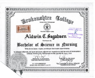 college TOR,RLE & Diploma | PDF | College Education | Education