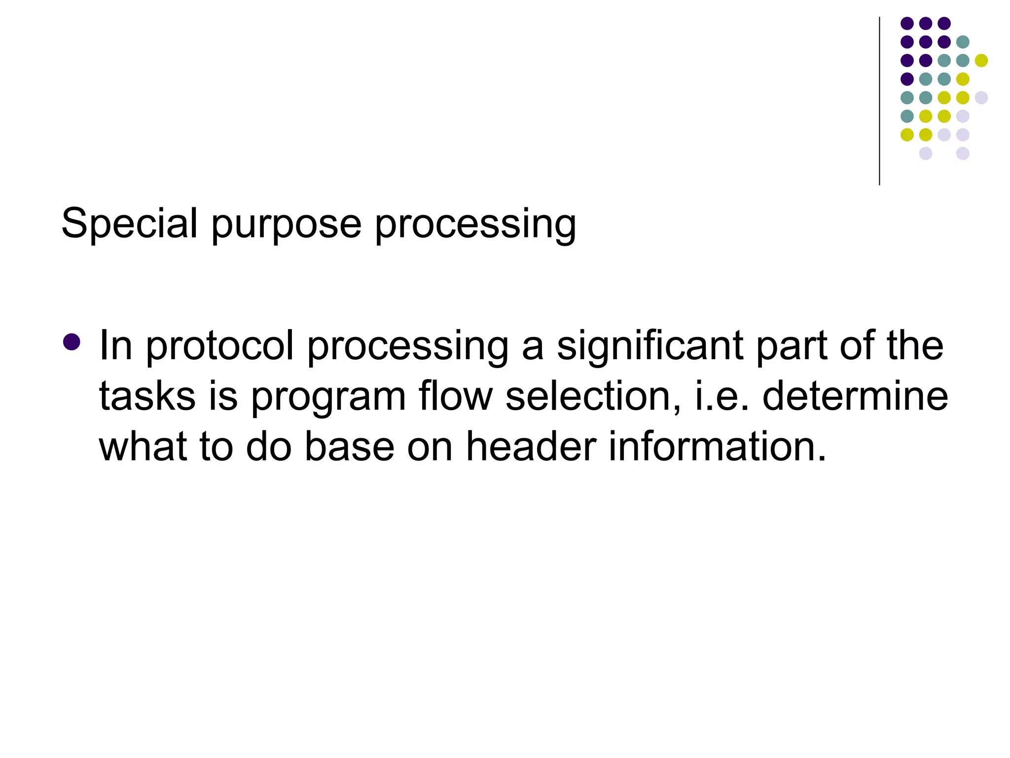 Speed protocol processor | PPT