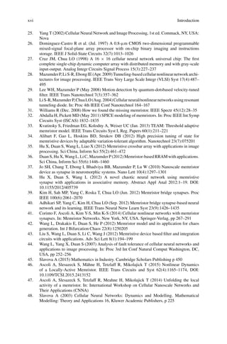 Memristor Computing Systems Leon O. Chua (Editor) | PDF