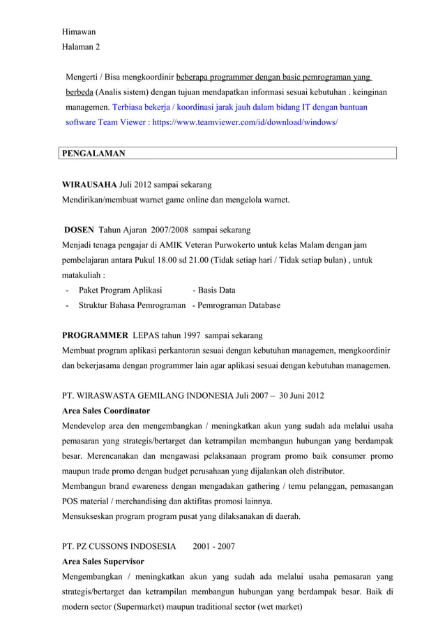 CV Himawan.DOC