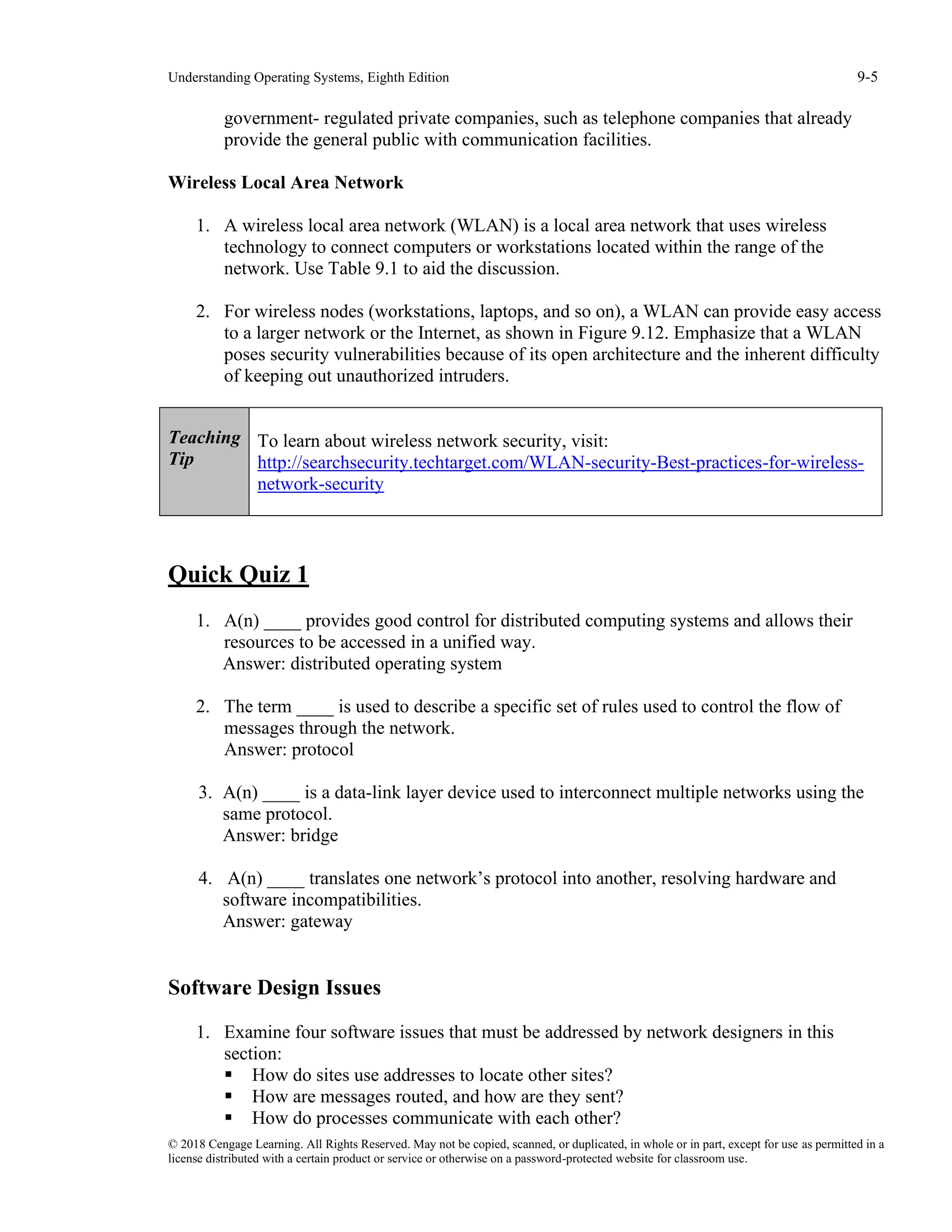 Understanding Operating Systems 8th Edition McHoes Solutions Manual | PDF