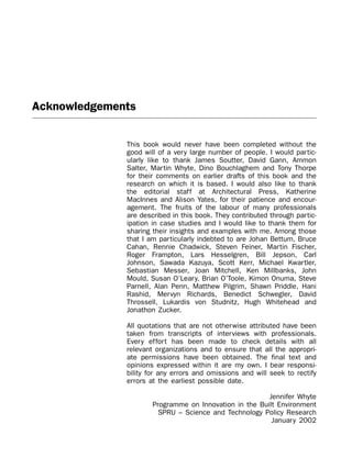 Virtual Reality And The Built Environment Jennifer Whyte | PDF
