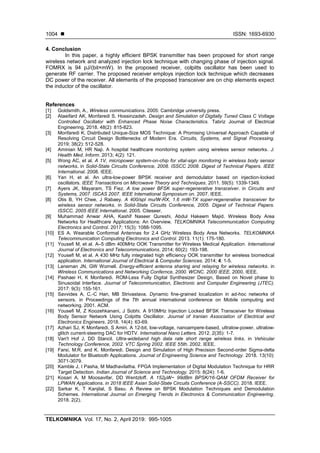 A high efficiency BPSK receiver for short range wireless network | PDF